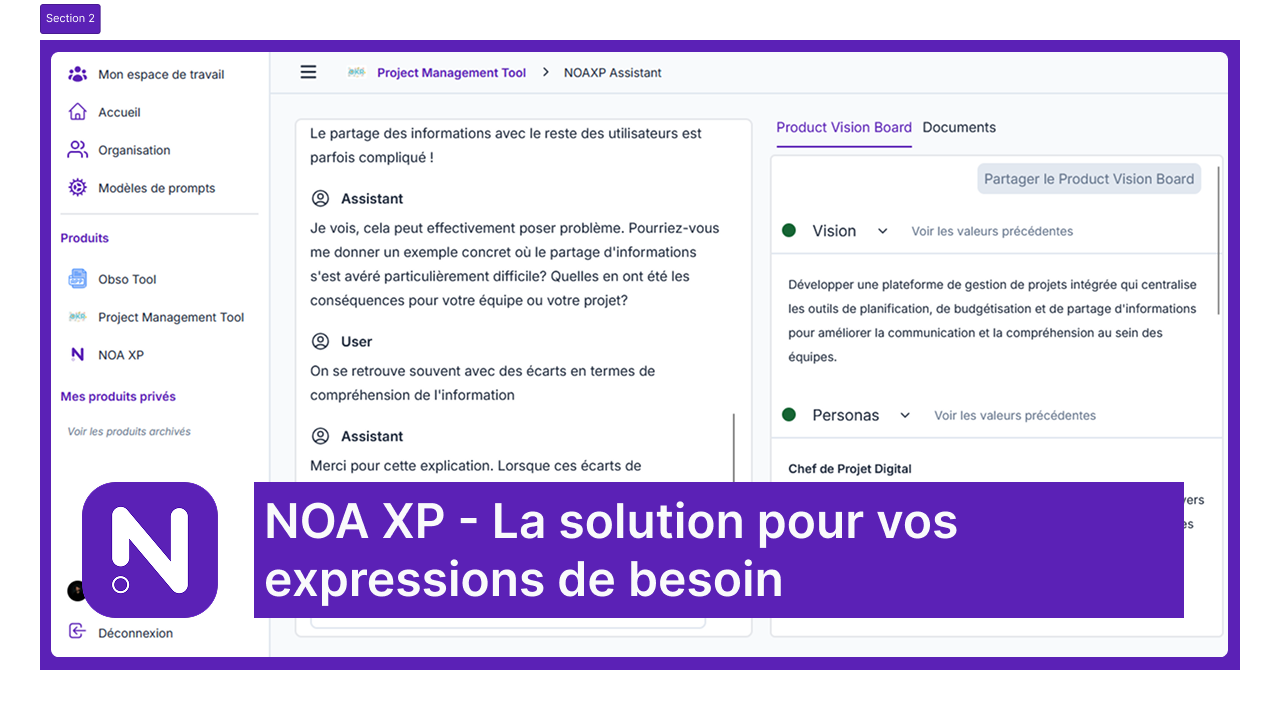 NOA XP - User Discovery et Recherche des Besoins Utilisateurs